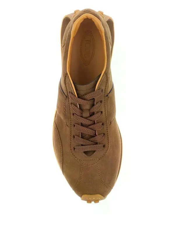 TOD'S Vintage Suede Sneakers - Brown