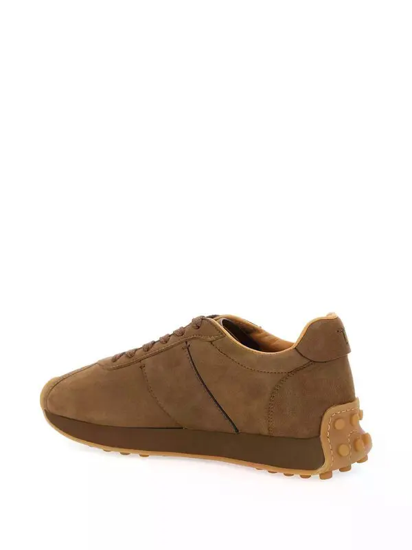 TOD'S Vintage Suede Sneakers - Brown