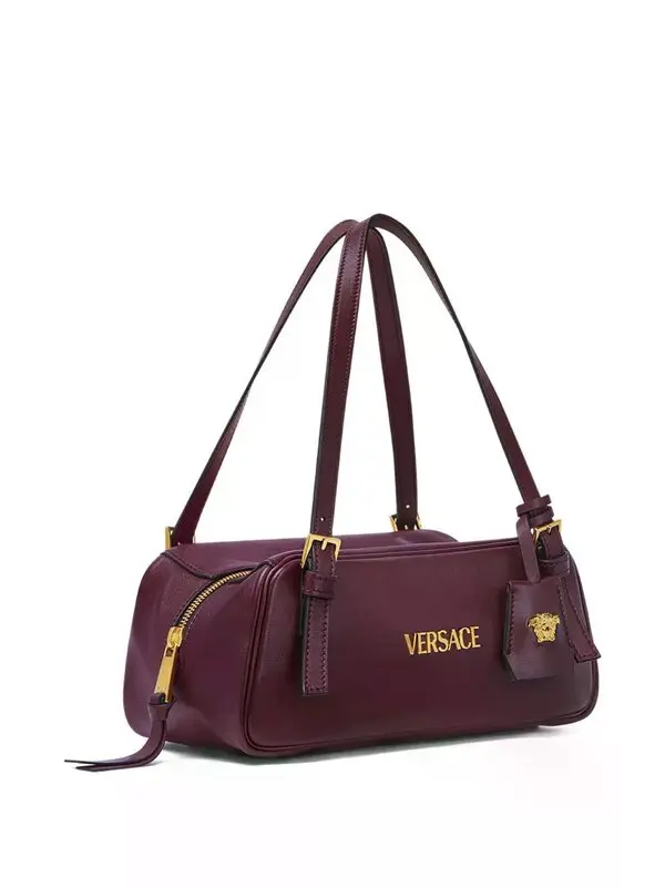 Versace Tag Shoulder Bag - Red