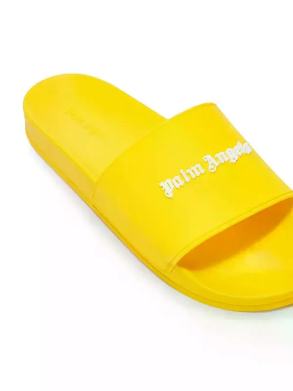 Palm Angels Logo-embossed Slides