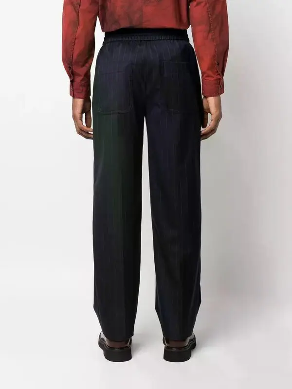 LANVIN Pinstriped Straight-leg Trousers