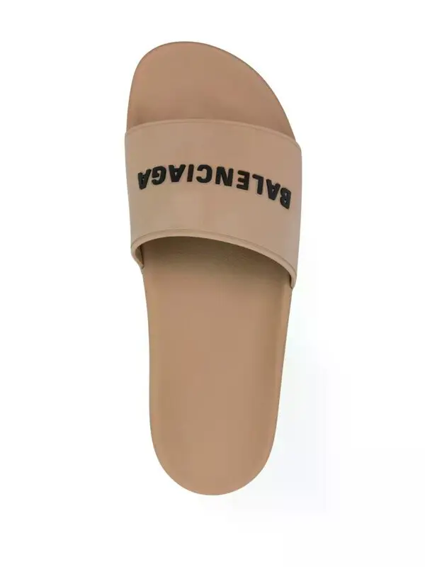 Balenciaga Logo-embossed Slides
