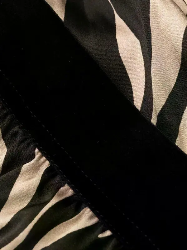 TOM FORD Zebra-print Silk Pyjama Bottoms
