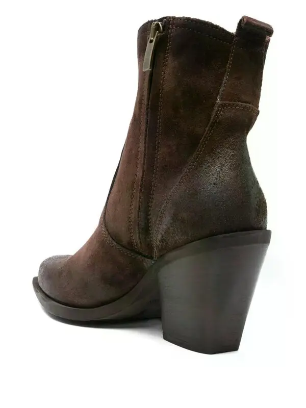 METISSE 85mm Texan Pointed-toe Block-heel Boots