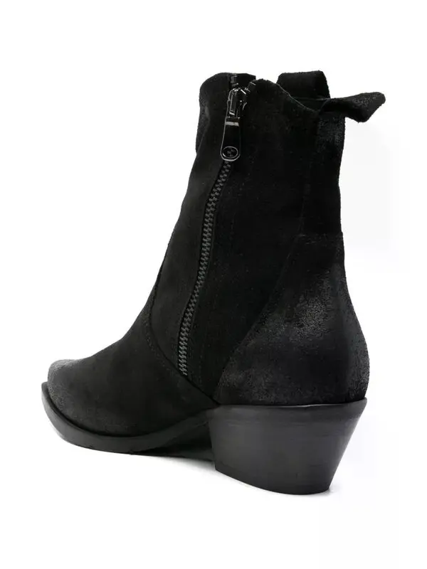 METISSE 50mm Texan Pointed-toe Zip Boots