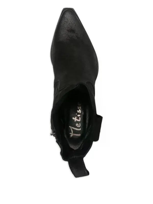 METISSE 50mm Texan Pointed-toe Zip Boots