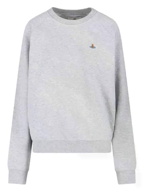 VIVIENNE WESTWOOD Orb-embellished Crew Neck Sweatshirt