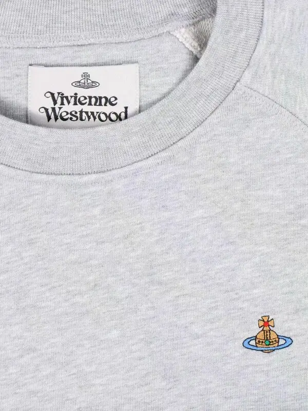 VIVIENNE WESTWOOD Orb-embellished Crew Neck Sweatshirt