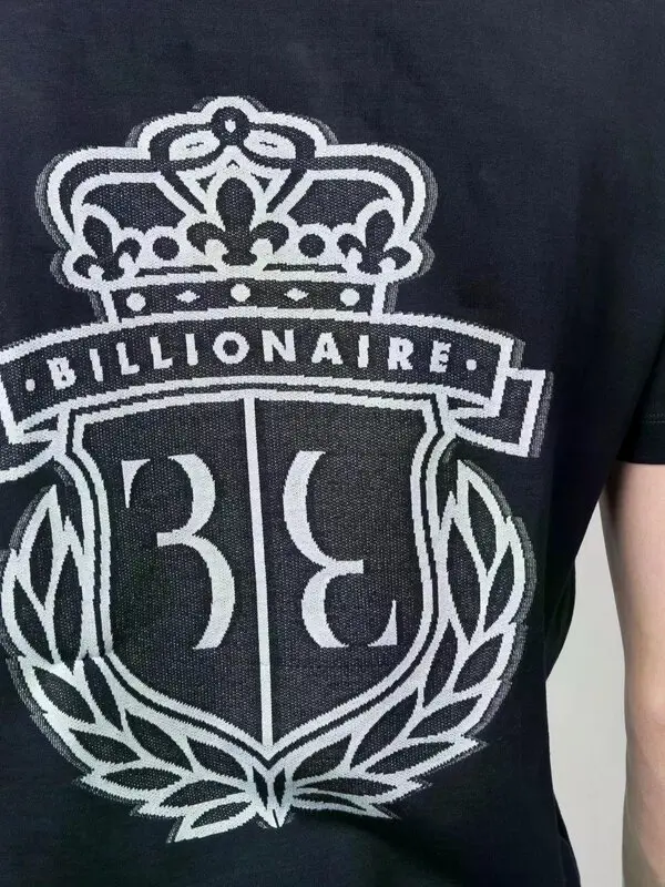BILLIONAIRE Embroidered-logo T-shirt