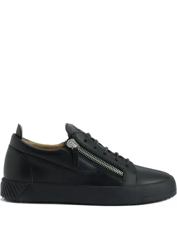 GIUSEPPE ZANOTTI Frankie Zip-detail Sneakers - Black