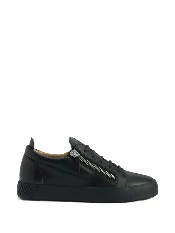 GIUSEPPE ZANOTTI Frankie Zip-detail Sneakers - Black