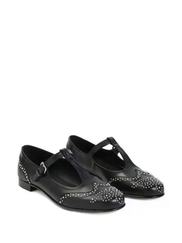 Church's T-bar Studded Pumps