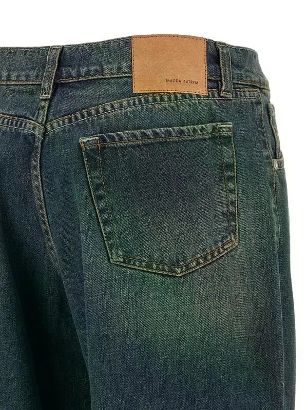 Magda Butrym Stonewashed Straight-leg Jeans
