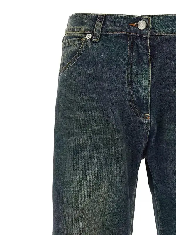 Magda Butrym Stonewashed Straight-leg Jeans