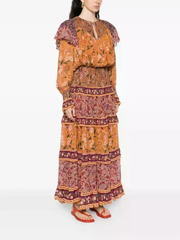 Farm Rio Floral-print Maxi Dress