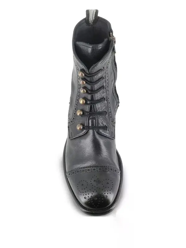 Officine Creative Lace-up Brogue Boots