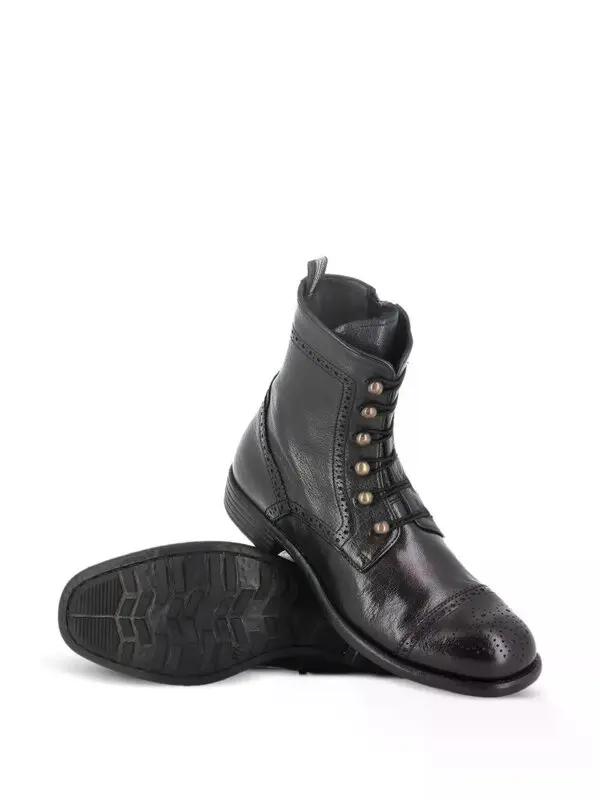 Officine Creative Lace-up Brogue Boots