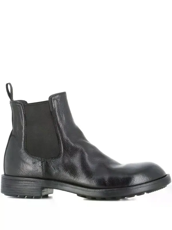 Officine Creative Elasticated-panel Leather Boots