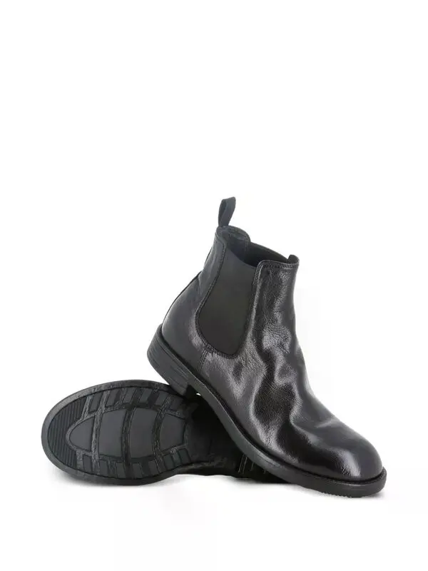 Officine Creative Elasticated-panel Leather Boots