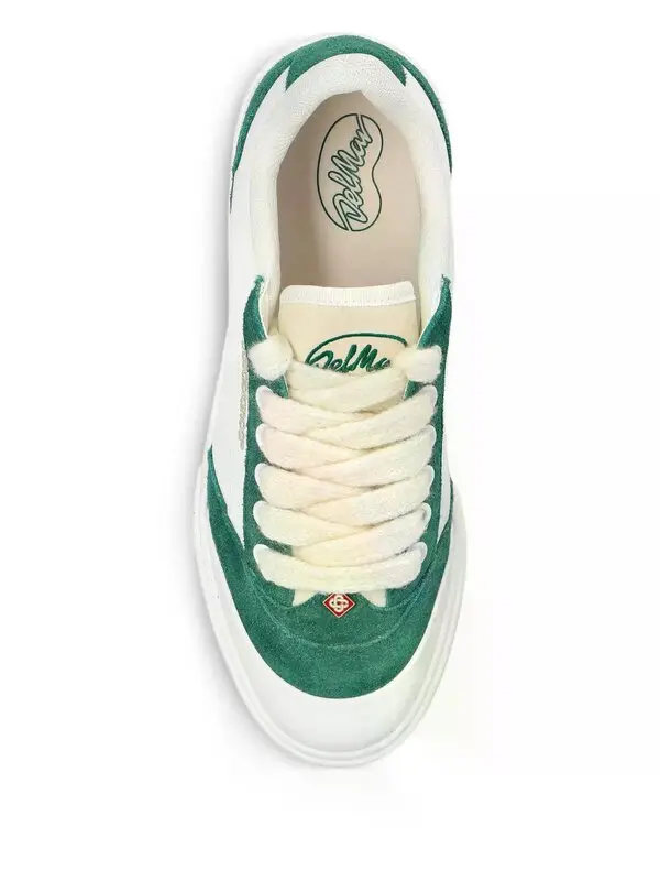 Casablanca Suede Panelled Sneakers - White