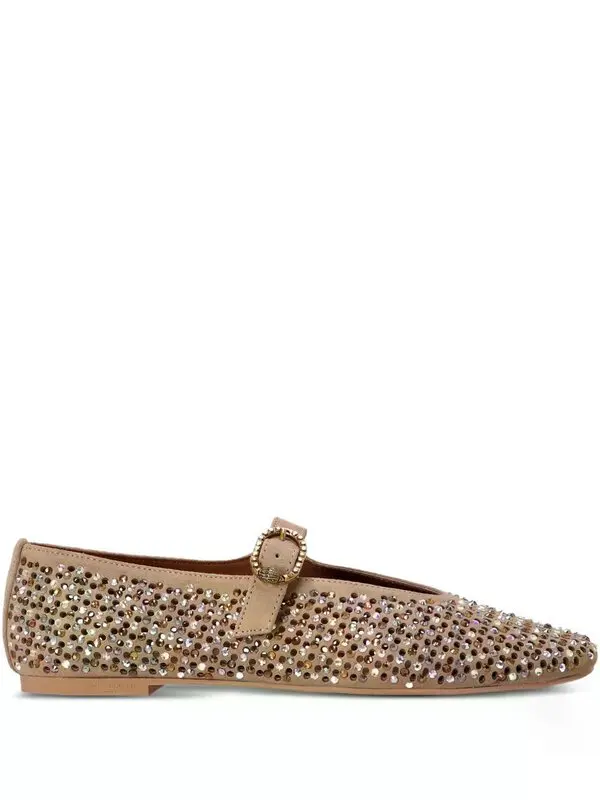Kurt Geiger Embellished Buckled Pumps - Neutrals