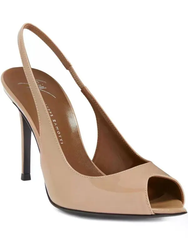 GIUSEPPE ZANOTTI 90mm Intriigo Heeled Sandals - Neutrals