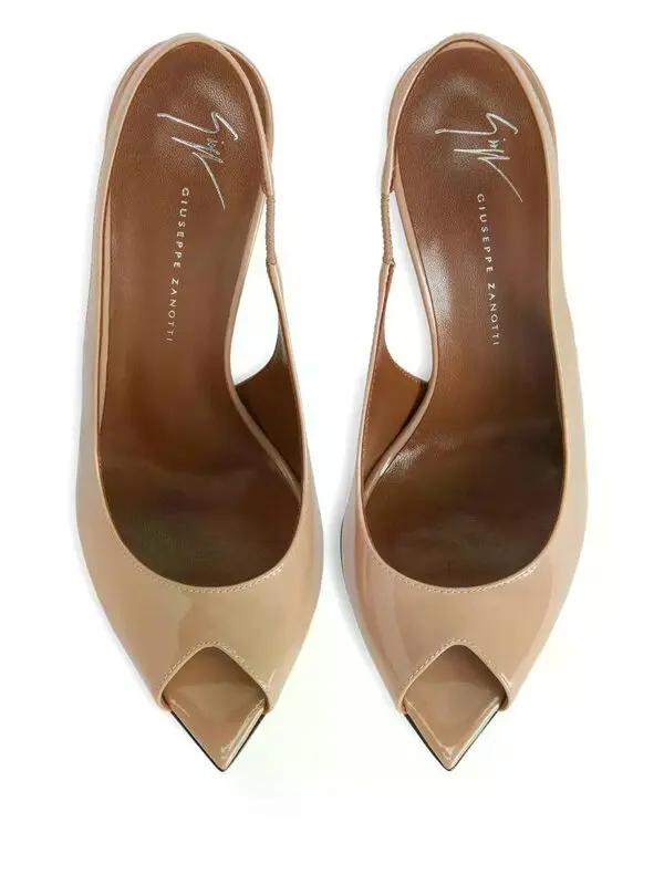 GIUSEPPE ZANOTTI 90mm Intriigo Heeled Sandals - Neutrals