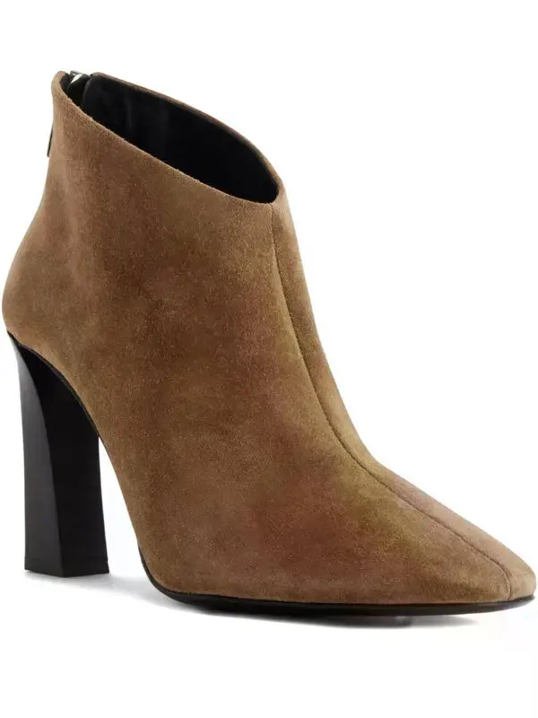 GIUSEPPE ZANOTTI 90mm Losie Suede Ankle Boots - Brown