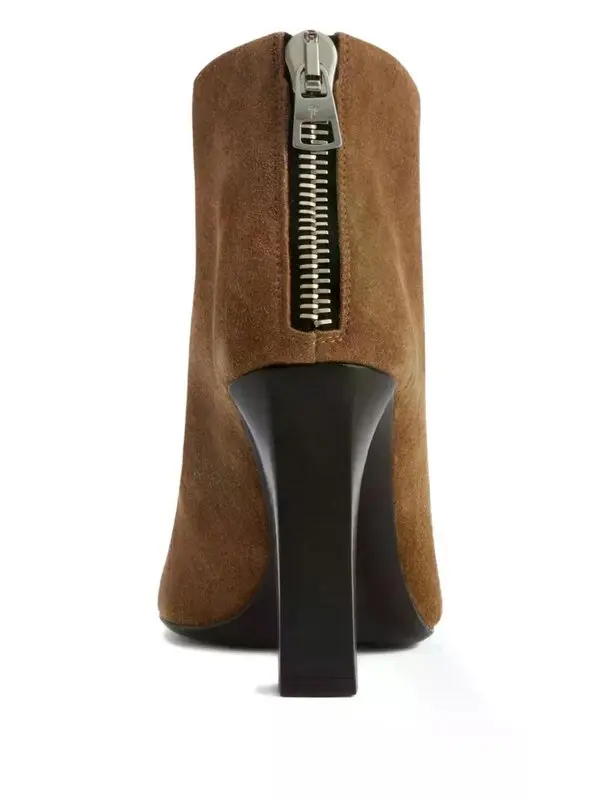 GIUSEPPE ZANOTTI 90mm Losie Suede Ankle Boots - Brown