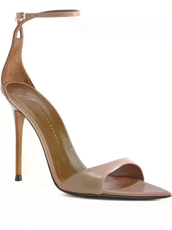 GIUSEPPE ZANOTTI 105mm Intriigo Heeled Sandals - Neutrals