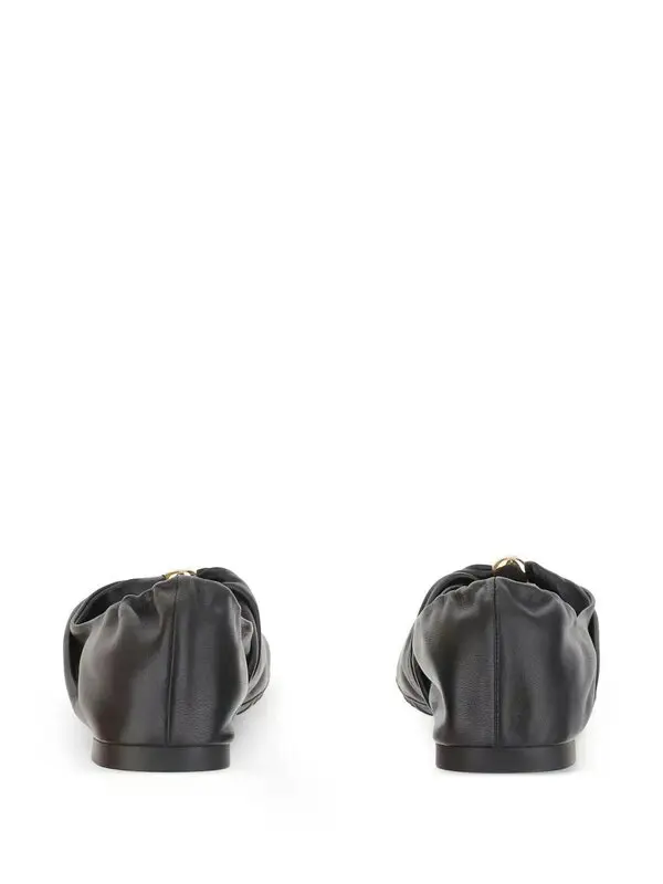 Loewe Pebble Soft Ballerinas - Black