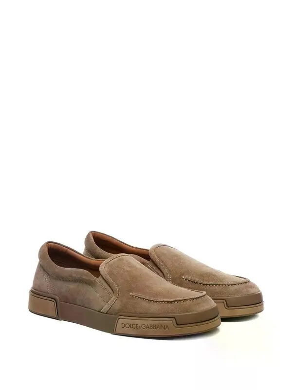 Dolce & Gabbana Suede Slip-on Sneakers
