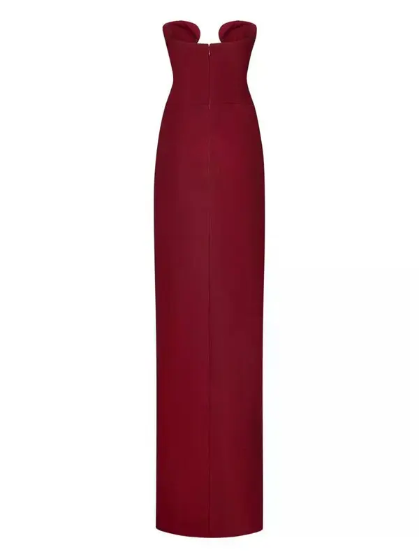 NENSI DOJAKA Cut-out Side-slit Maxi Dress