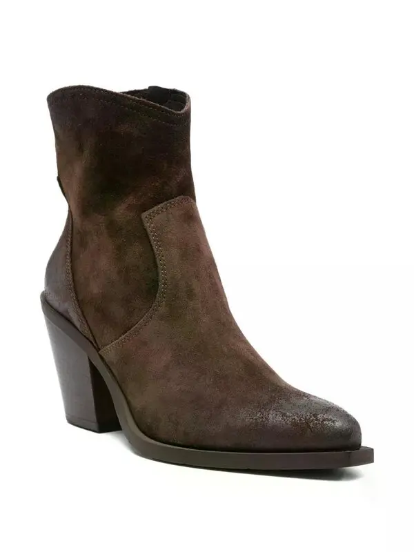 METISSE 85mm Pointed-toe Block-heel Boots