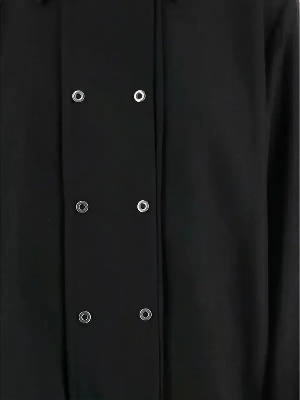 JIL SANDER Double-breasted Virgin Wool Coat
