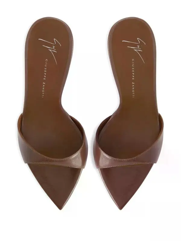 GIUSEPPE ZANOTTI 90mm Intriigo Heeled Sandals - Brown