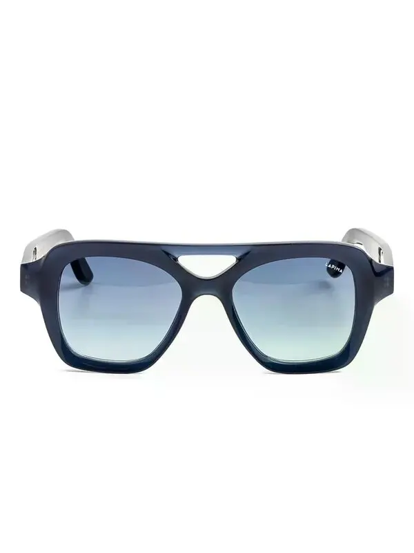 LAPIMA Samuel Geometric-frame Sunglasses - Blue