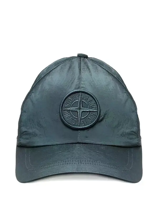 Stone Island Logo-patch Baseball Cap - Blue