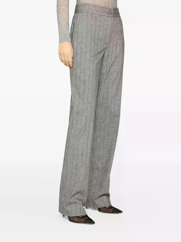 GENNY Stripe-pattern Trousers