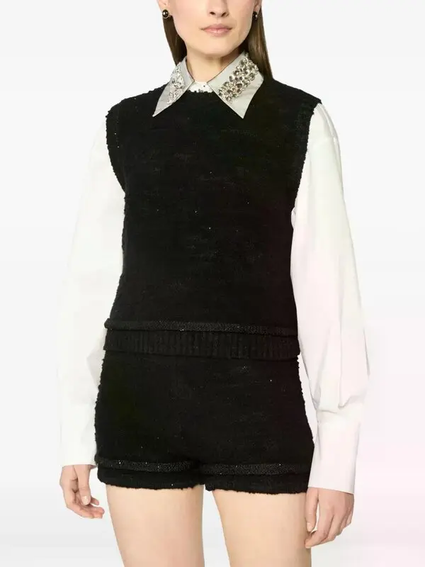 GENNY Sequin-embellished Vest