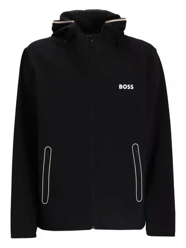 BOSS Hooded Zip-up Track Jacket