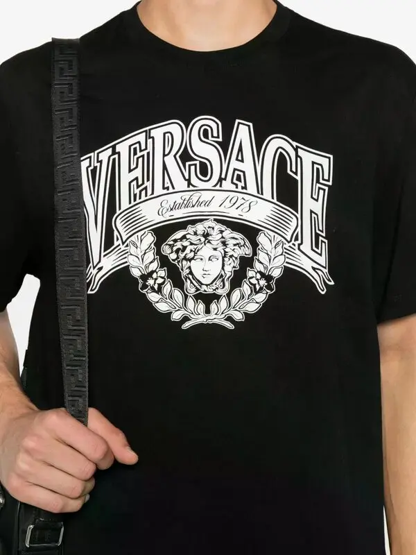 Versace Medusa-emblem T-shirt - Black