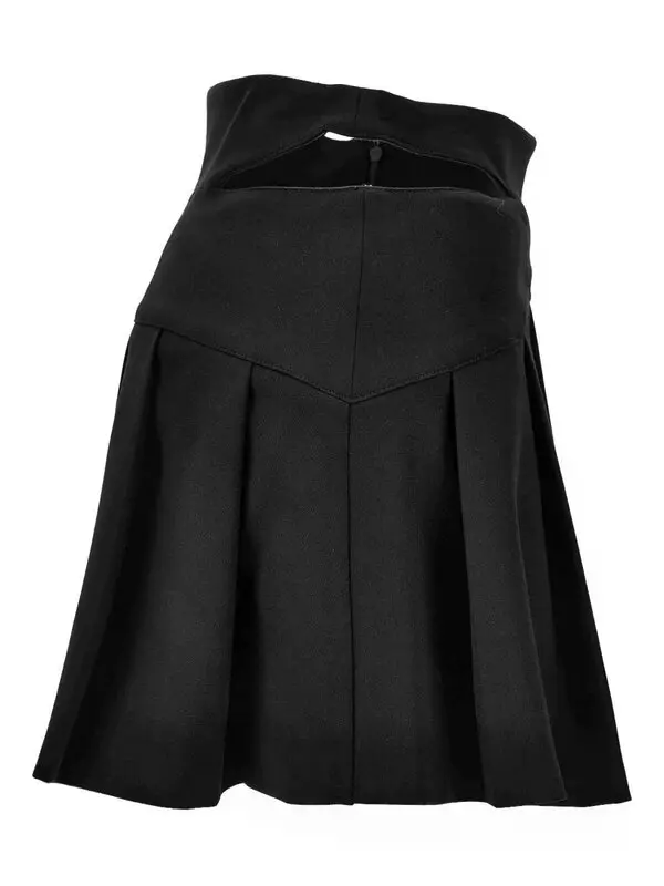 Versace Pleated Buckle-fastening Skirt