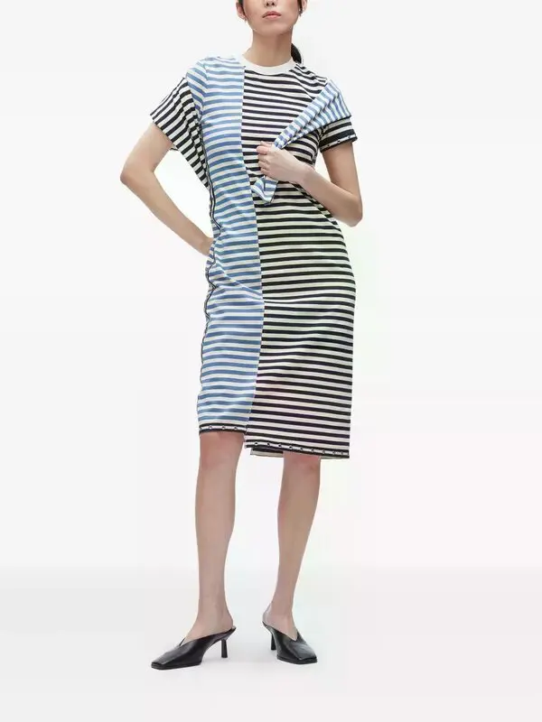 3.1 Phillip Lim Striped Panelled Midi Dress