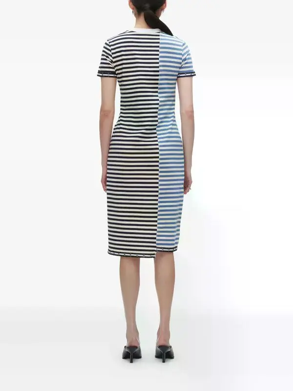 3.1 Phillip Lim Striped Panelled Midi Dress