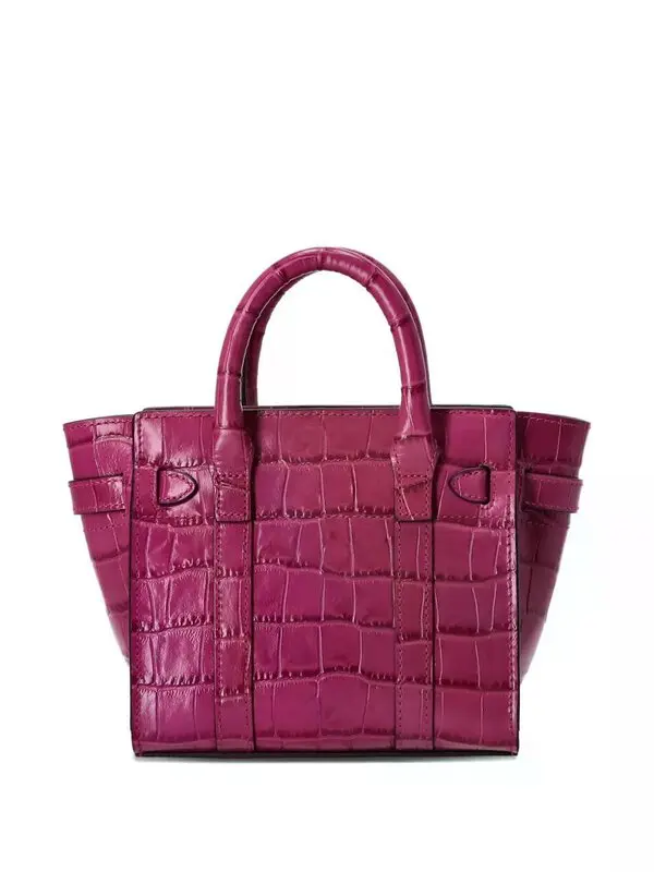 Mulberry Bayswater Crocodile-effect Leather Tote