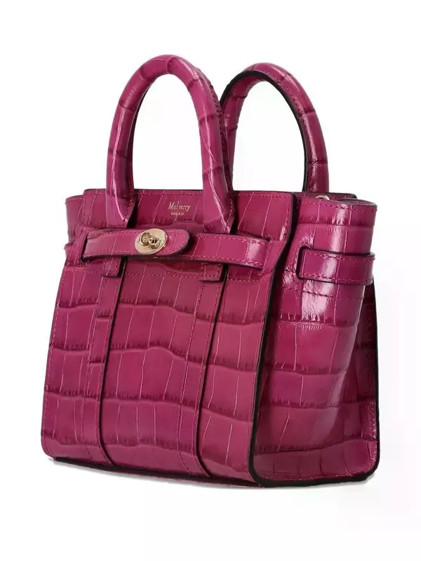Mulberry Bayswater Crocodile-effect Leather Tote