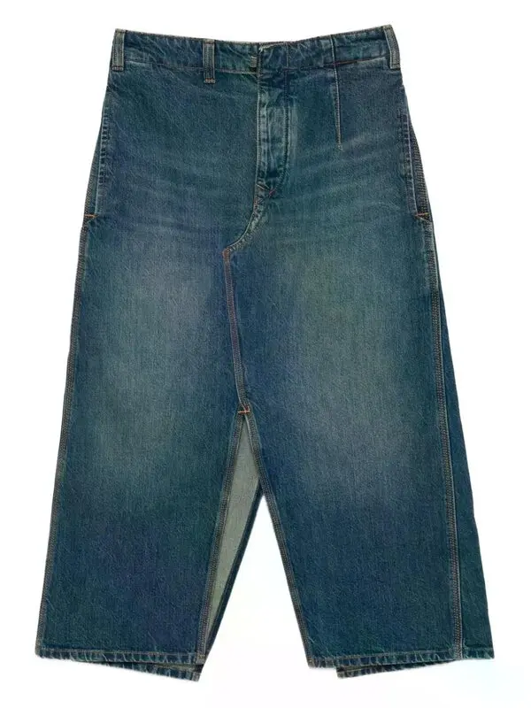 Victoria Beckham A-line Denim Skirt