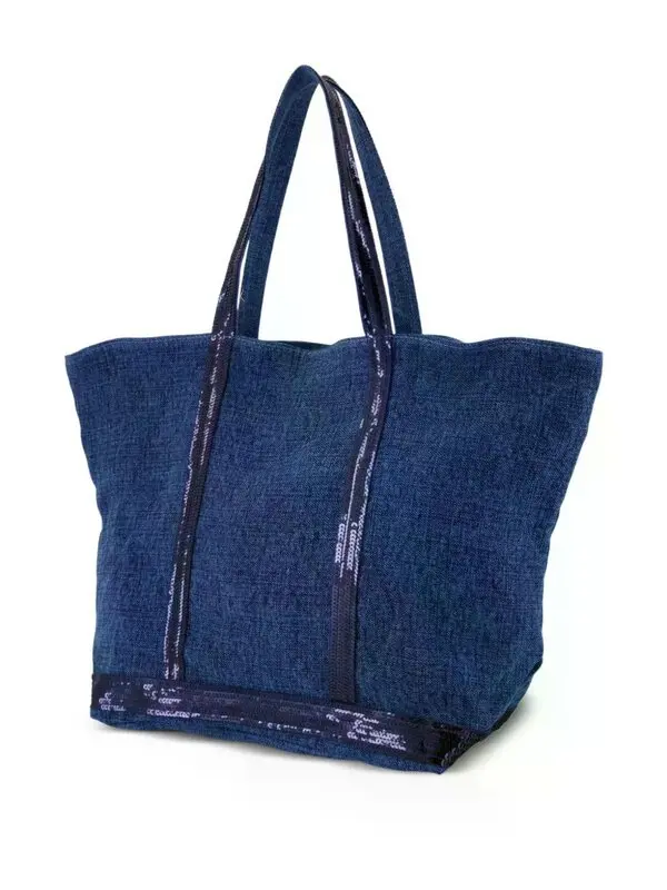 Vanessa Bruno Large Sequin-embellished Tote Bag - Blue
