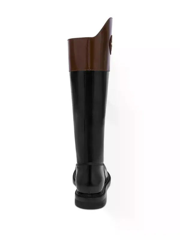 Moschino Contrast-panel Knee-high Boots